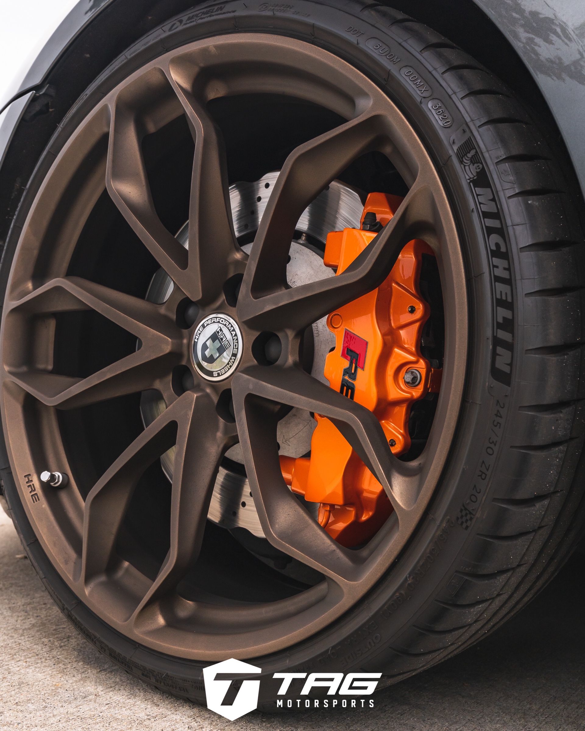 AUDI R8 V10 ON HRE P201 WITH VORSTEINER AND CUSTOM PAINTED CALIPERS ...