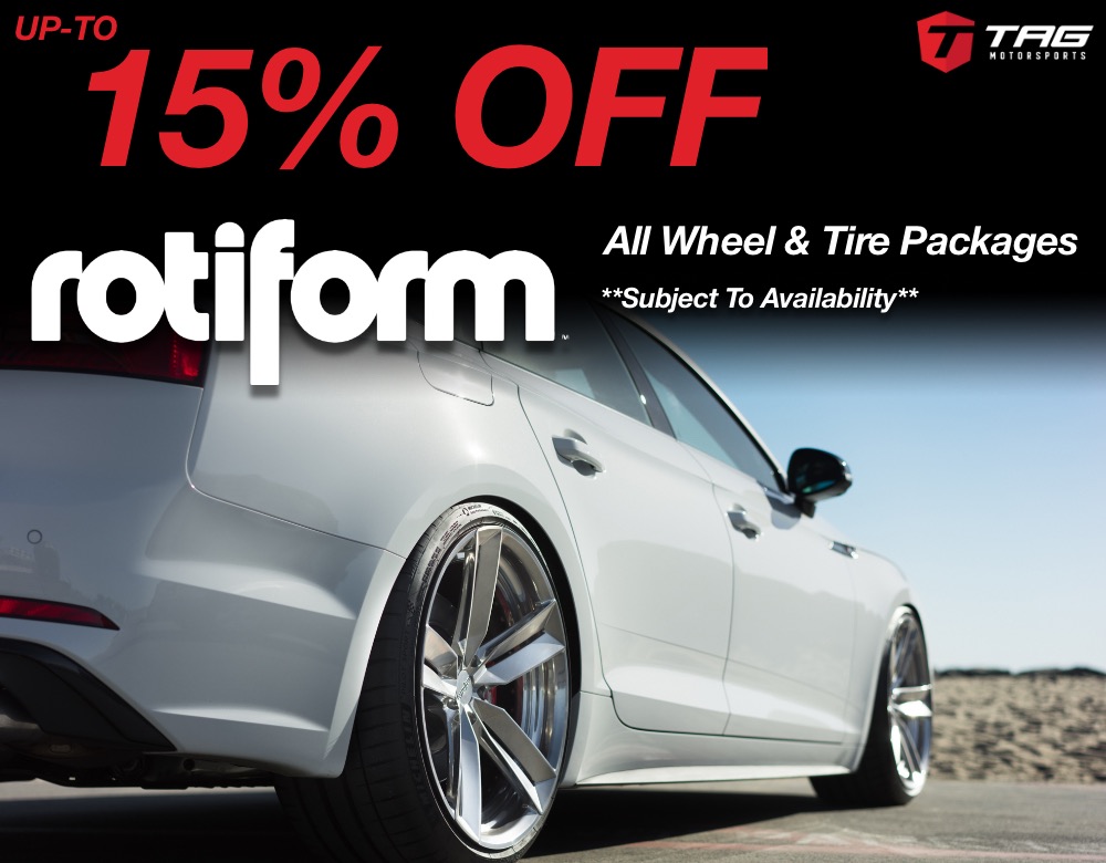 ROTIFORM Wheel & Tire Packages - UP-TO 15% OFF | TAG MOTORSPORTS