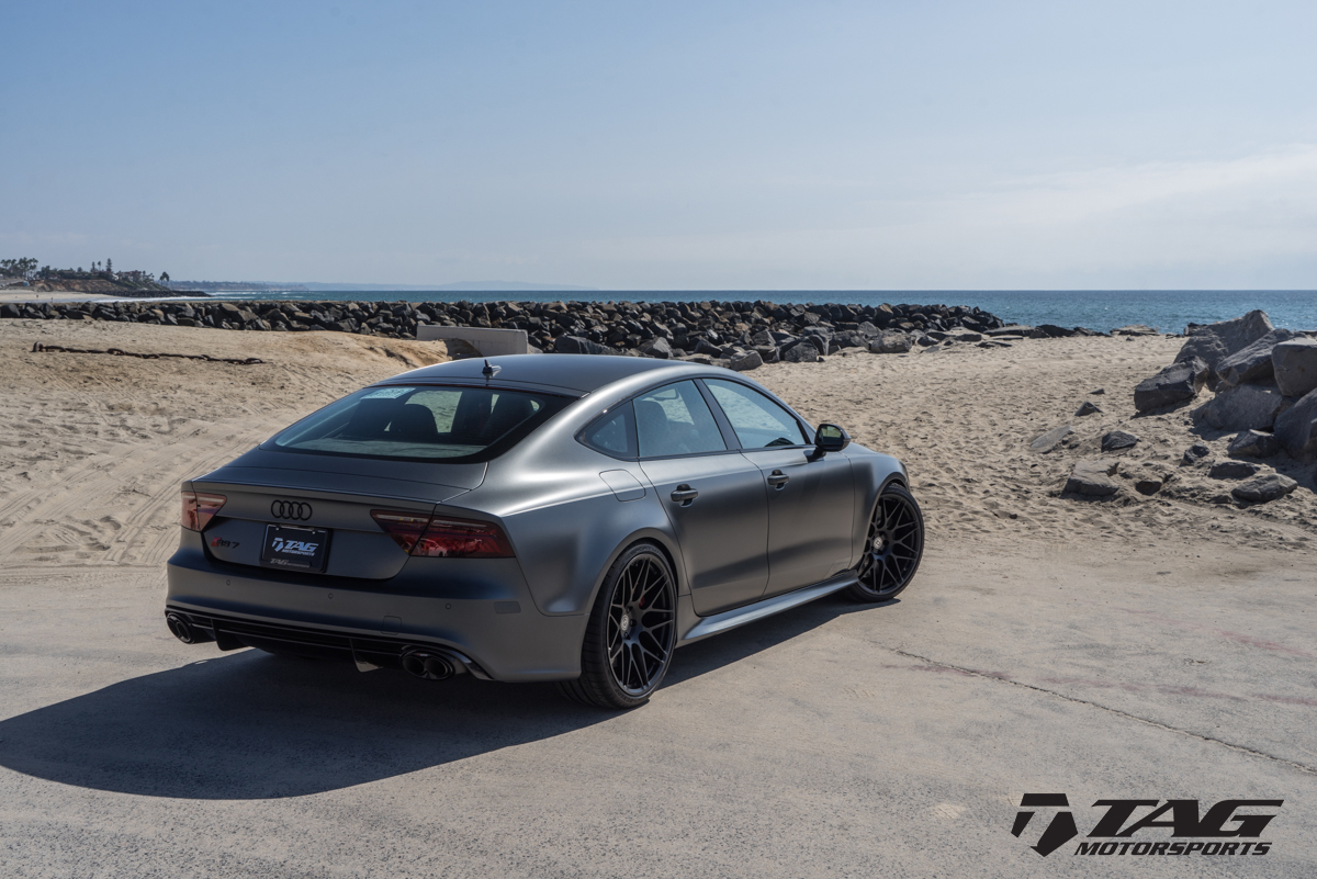 Menacing Matte Daytona Gray RS7 on 21" HRE RC100 // TAG Motorsports