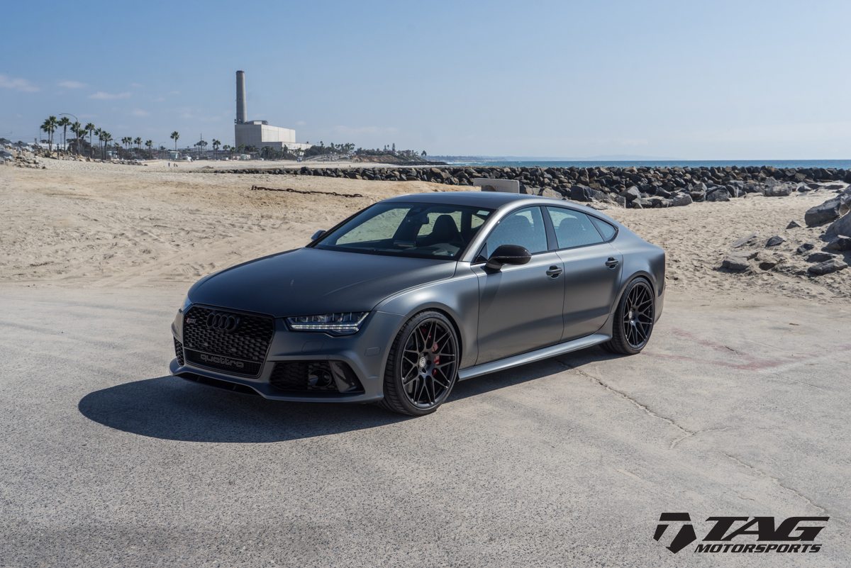 Menacing Matte Daytona Gray RS7 on 21" HRE RC100 // TAG Motorsports