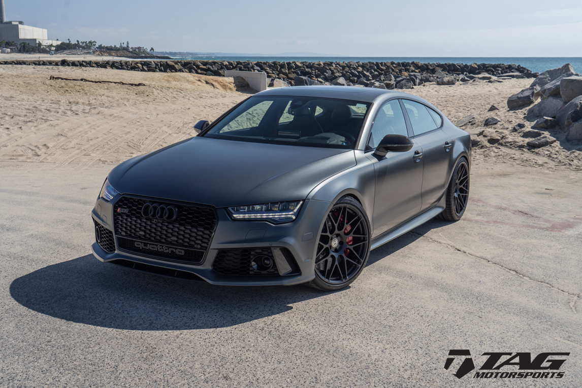 Menacing Matte Daytona Gray RS7 on 21" HRE RC100 // TAG Motorsports