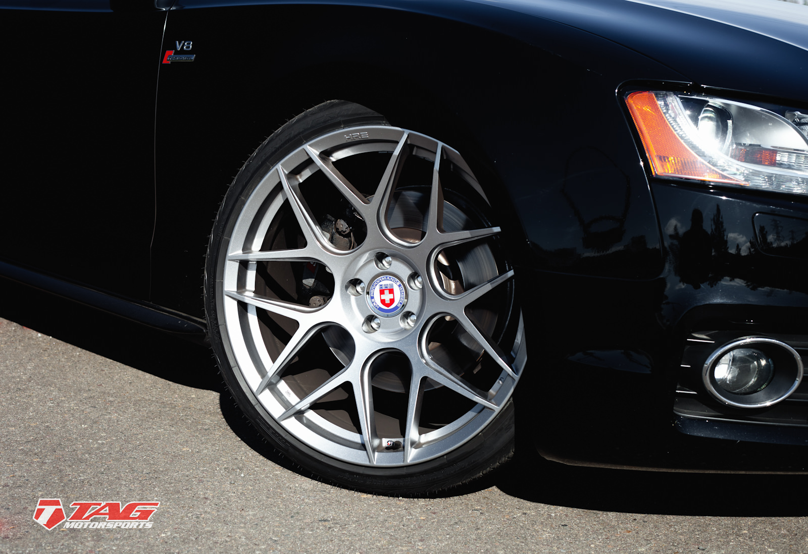 FlowForm! Audi S5 on 20” HRE FF01 in Silver- TAG Motorsports