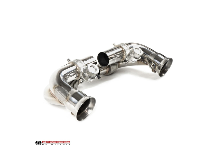 Fabspeed Side Muffler Bypass Pipes for 991 GT3 / RS - TAG Motorsports