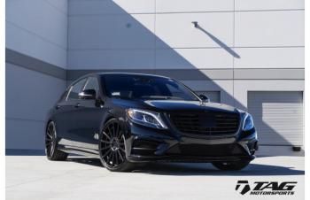 W223 S580 Lowered on Vossen HF-4T Wheels