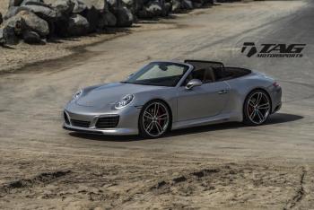 718 GT4 with Fabspeed Exhaust and RSNV Wing Risers