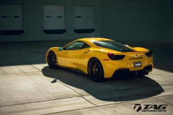 18' Ferrari 488 lowered on Novitec Springs