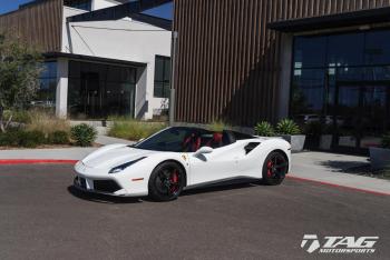 18' Ferrari 488 lowered on Novitec Springs