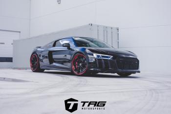20 R8 Performance with Capristo Exhaust on Bronze HREs