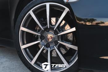 Taycan Turbo S Lowered on HRE P104SC