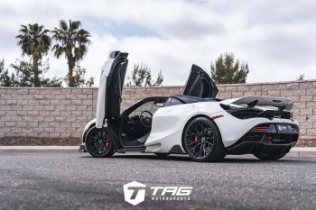 600LT Spider Lowered on Novitec MC3 Wheels