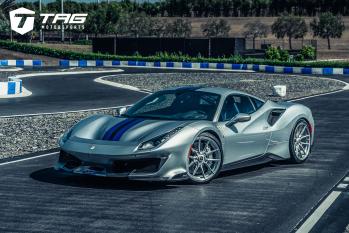 458 Spider on HRE S104SC Wheels