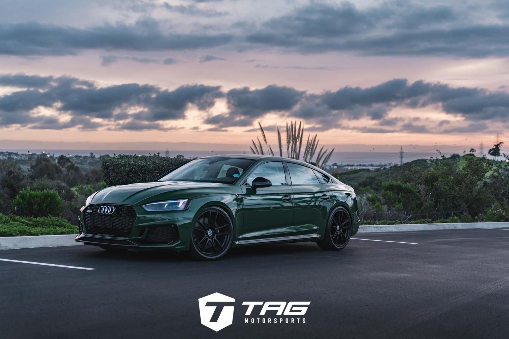 Sonoma Green RS5 Sportback on HRE FlowForm Wheels | 034 | TAG Motorsports