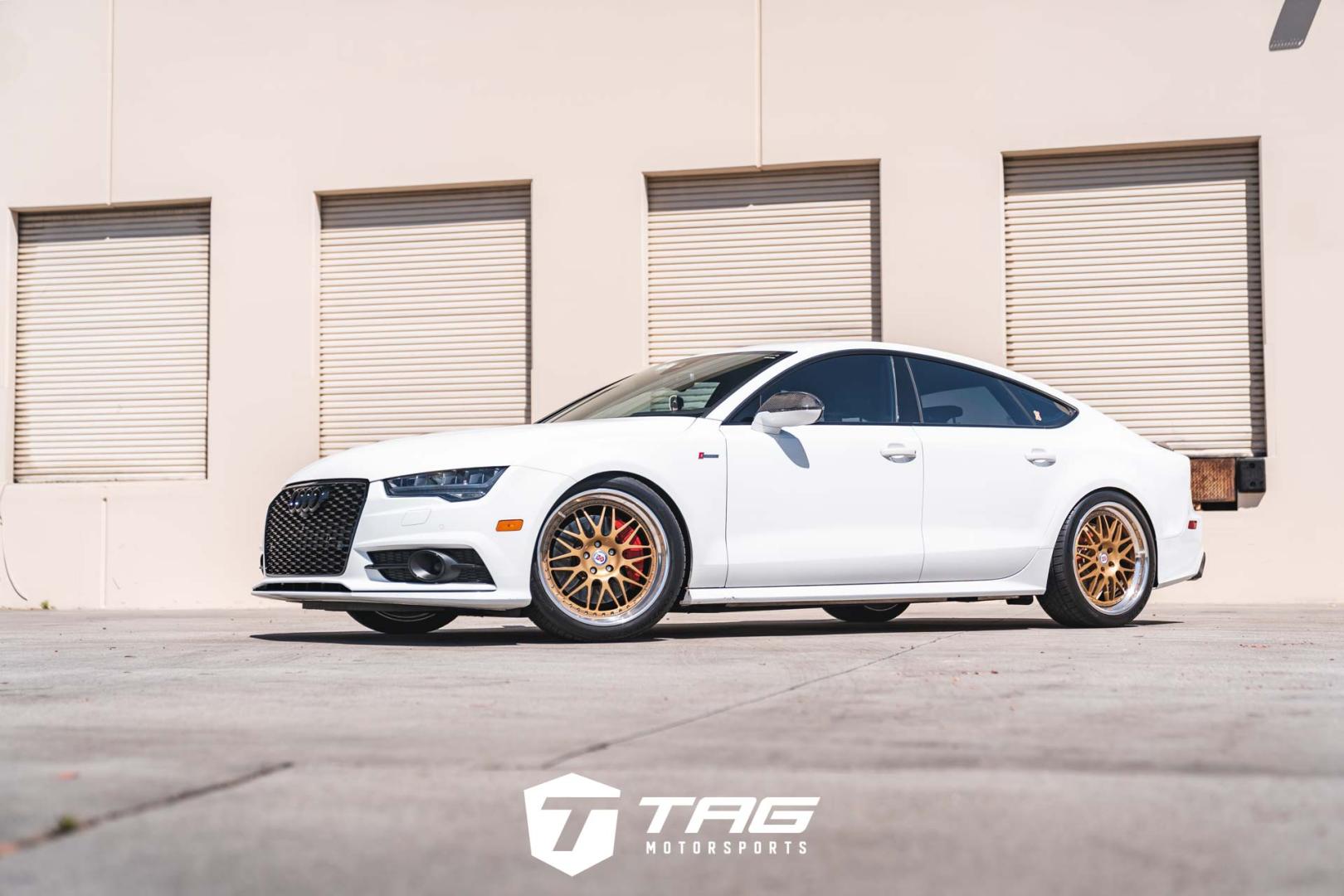 Audi A7 (C7.5) on Gold HRE 540C Wheels | TAG Motorsports