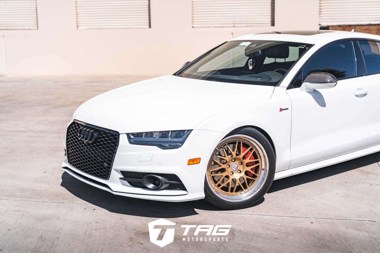 Audi A7 (C7.5) on Gold HRE 540C Wheels | TAG Motorsports