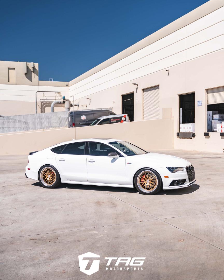 Audi A7 (C7.5) on Gold HRE 540C Wheels | TAG Motorsports