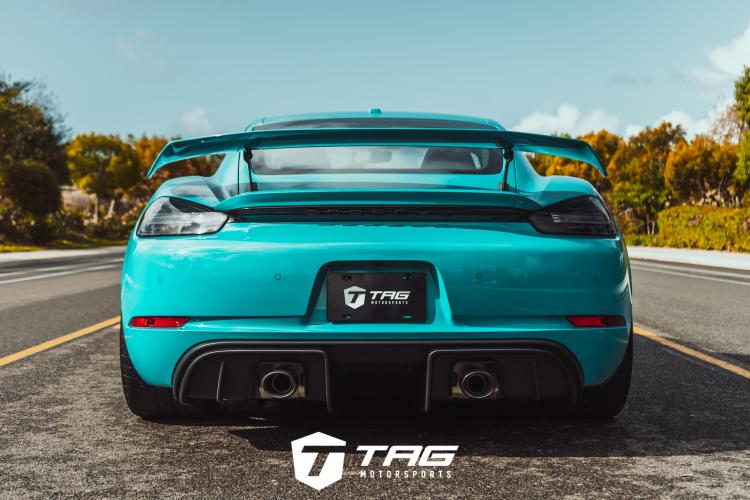 718 Cayman GT4 with Techart Nose Lift Installed - TAG Motorsports - Blog
