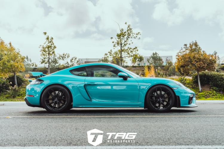 718 Cayman GT4 with Techart Nose Lift Installed - TAG Motorsports - Blog